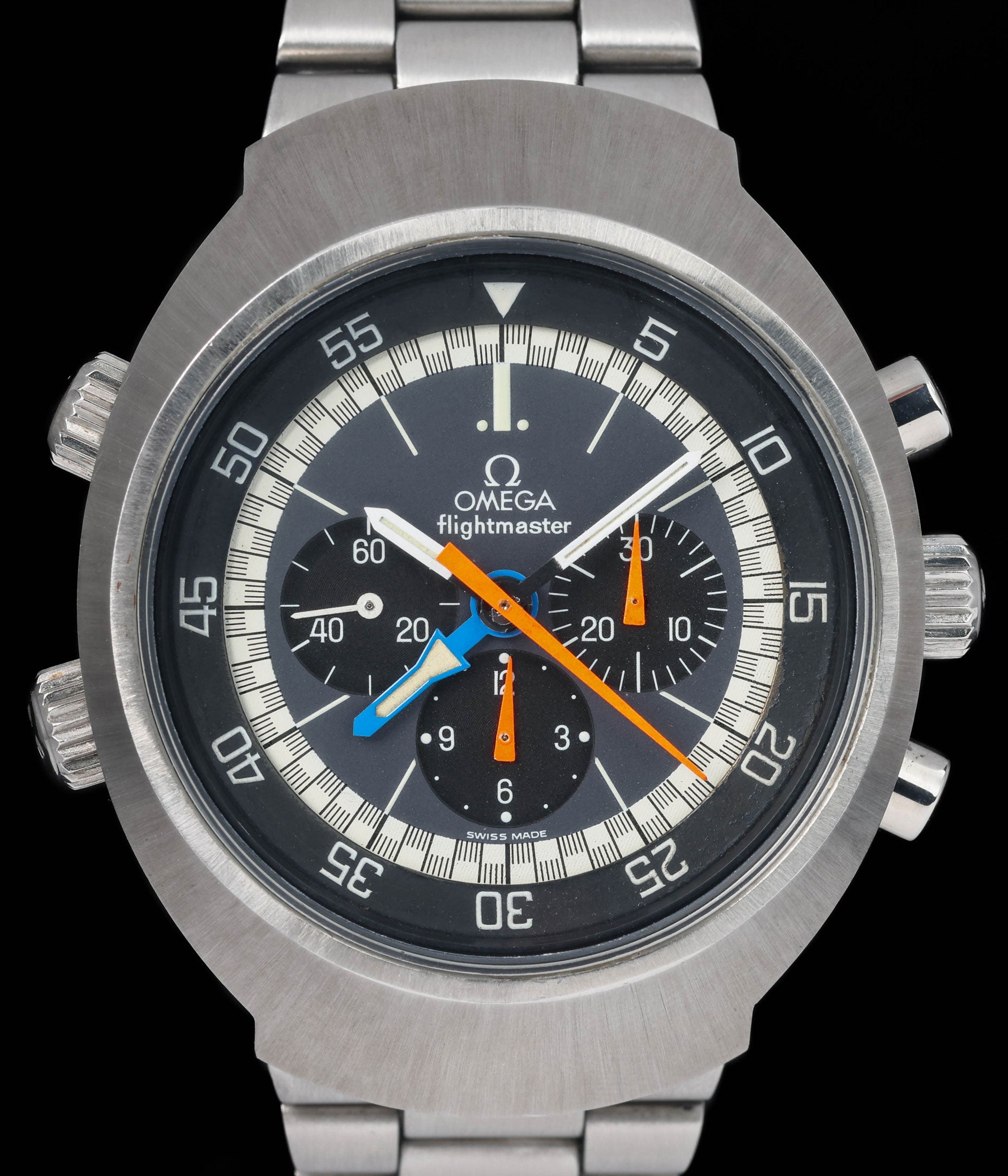 Omega Flightmaster 145.026 44mm Circa 1970s – Crown Vintage Watches
