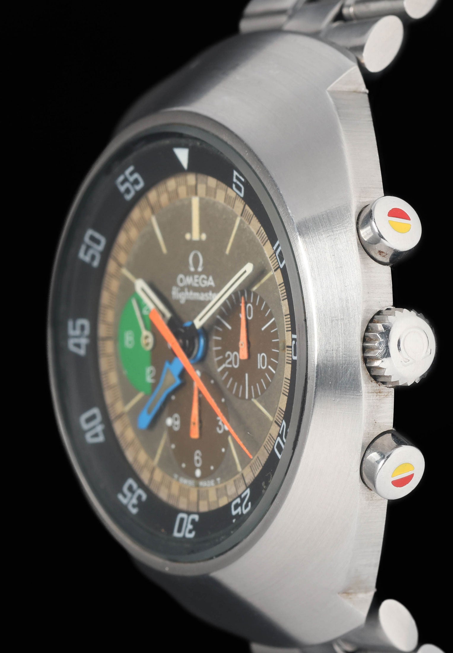 Omega Flightmaster 'Tropical Dial' 145.013 44mm 1969 – Crown Vintage ...