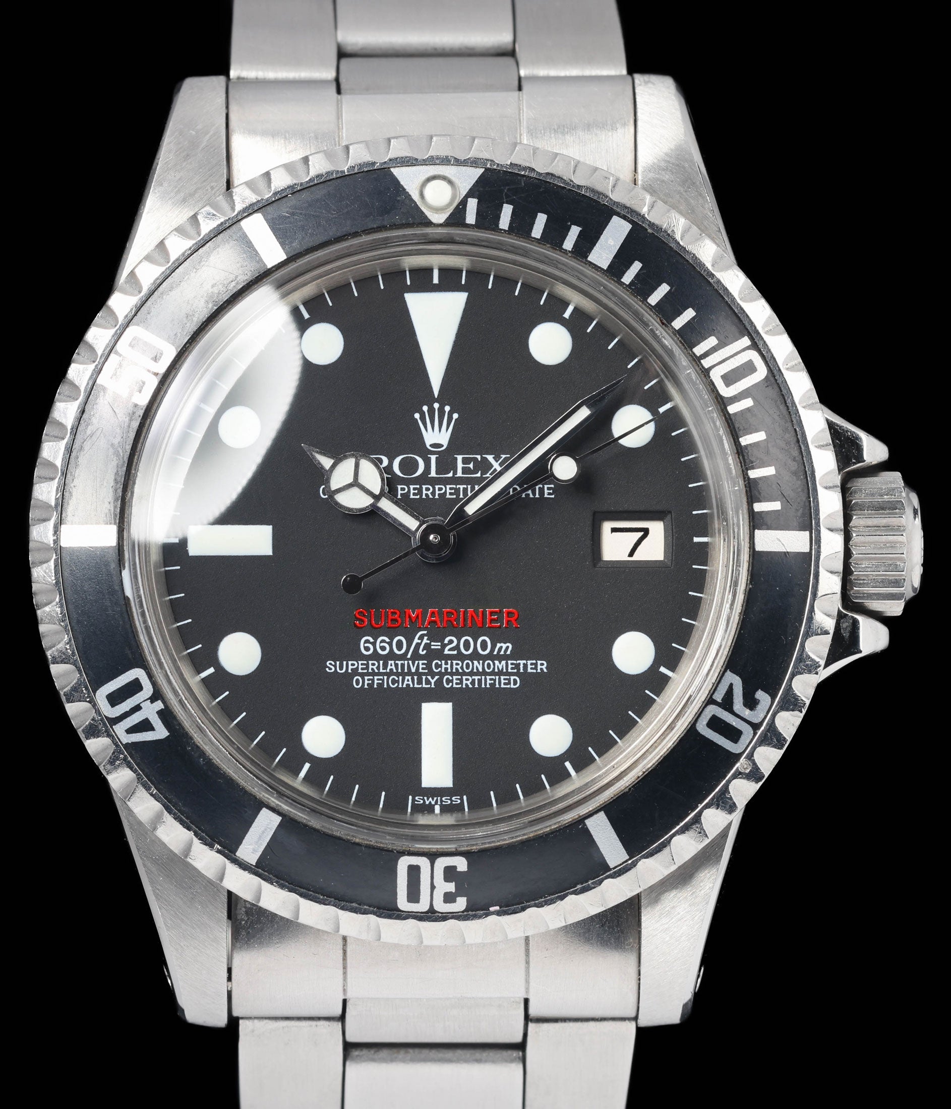 Rolex Submariner 1680 'Red' Mark 8 1971 – Crown Vintage Watches
