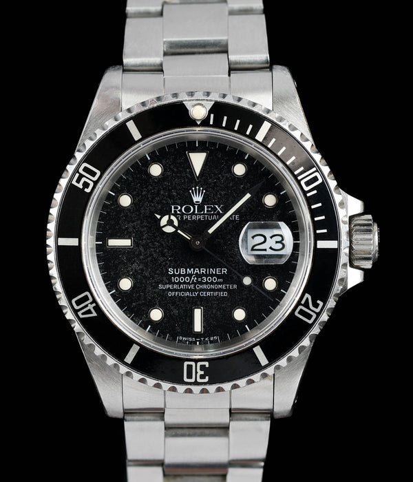Rolex Submariner 16610 'Stardust Dial' 1989 | Crown Vintage Watches