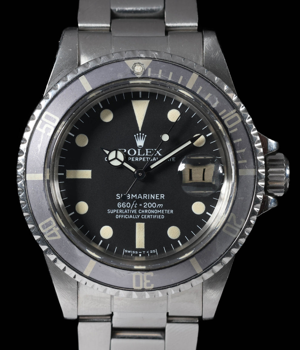 Rolex Submariner Date 1680 Ghost Bezel 40MM 1979 | Crown Vintage Watches