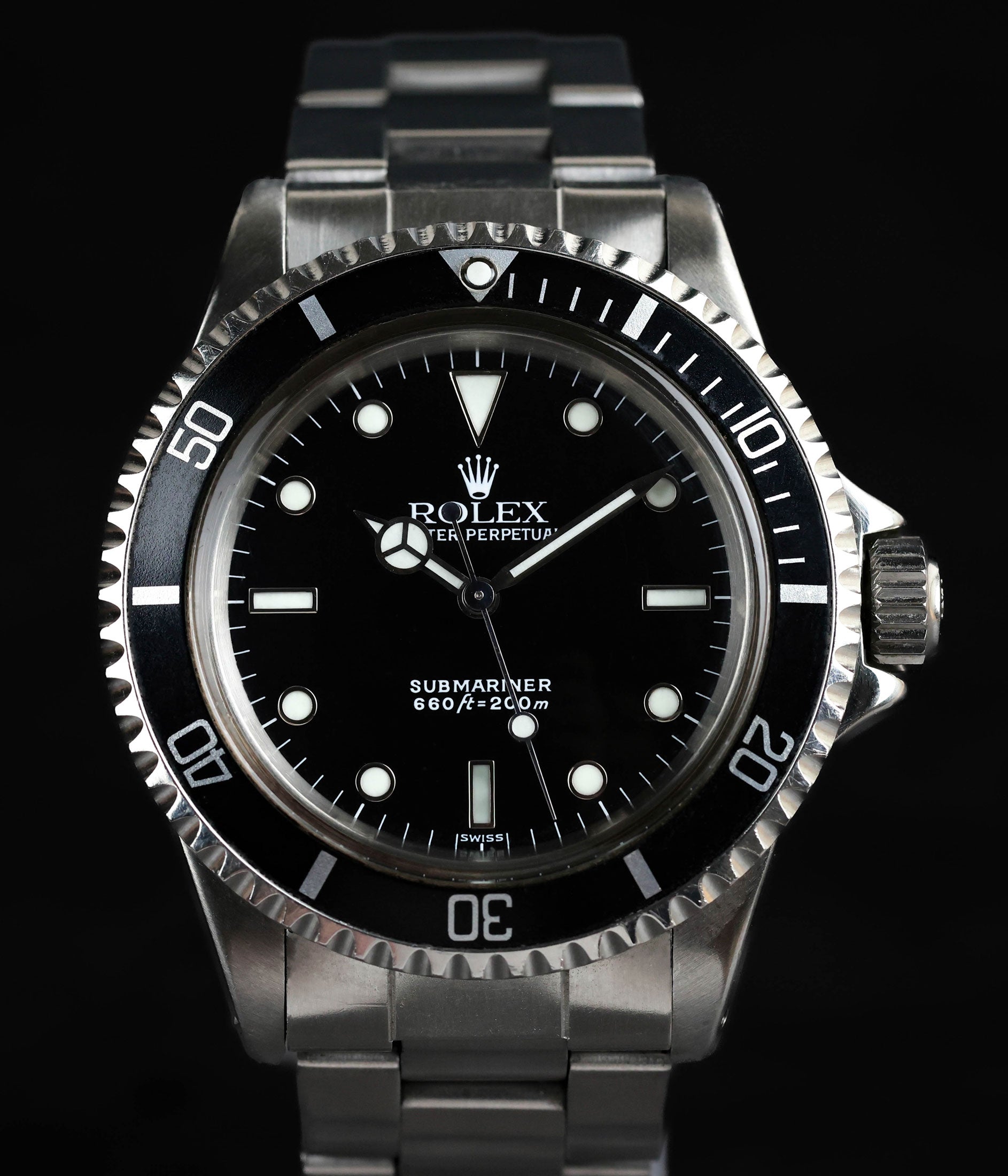 Rolex Submariner 40MM Service Dial 5513 1965 | Crown Vintage Watches